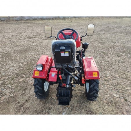 Mini tractorino T20 diesel refrigerado por agua con bimando hidraulico