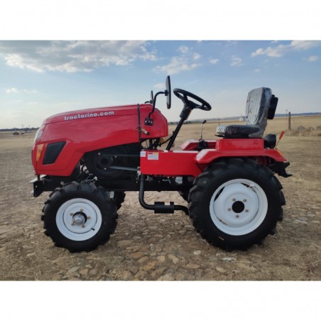 Mini tractorino T20 diesel refrigerado por agua bimando hidraulico ...